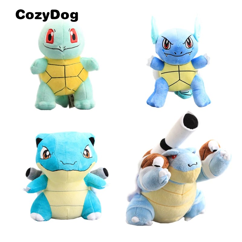 Jual 4 Style Squirtle Wartortle Blastoise Plush Stuffed Toy Doll ...