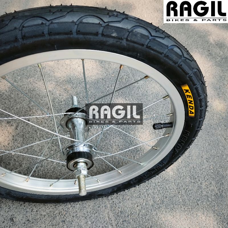 Jual RODA JADI SEPEDA 16 ANAK UKURAN 16" INCH WHEELSET VELG BAN LUAR ...