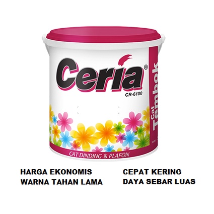 Jual Propan Cat Tembok Interior CERIA 6100 Warna Ungu Oplos/Tinting 5Kg ...