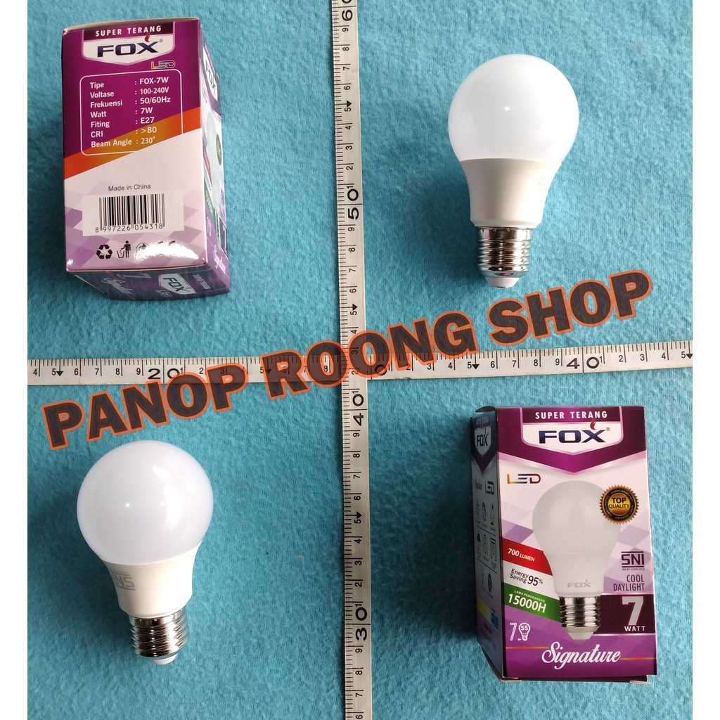 Jual LAMPU LED 7 WATT FOX SIGNATURE | Shopee Indonesia