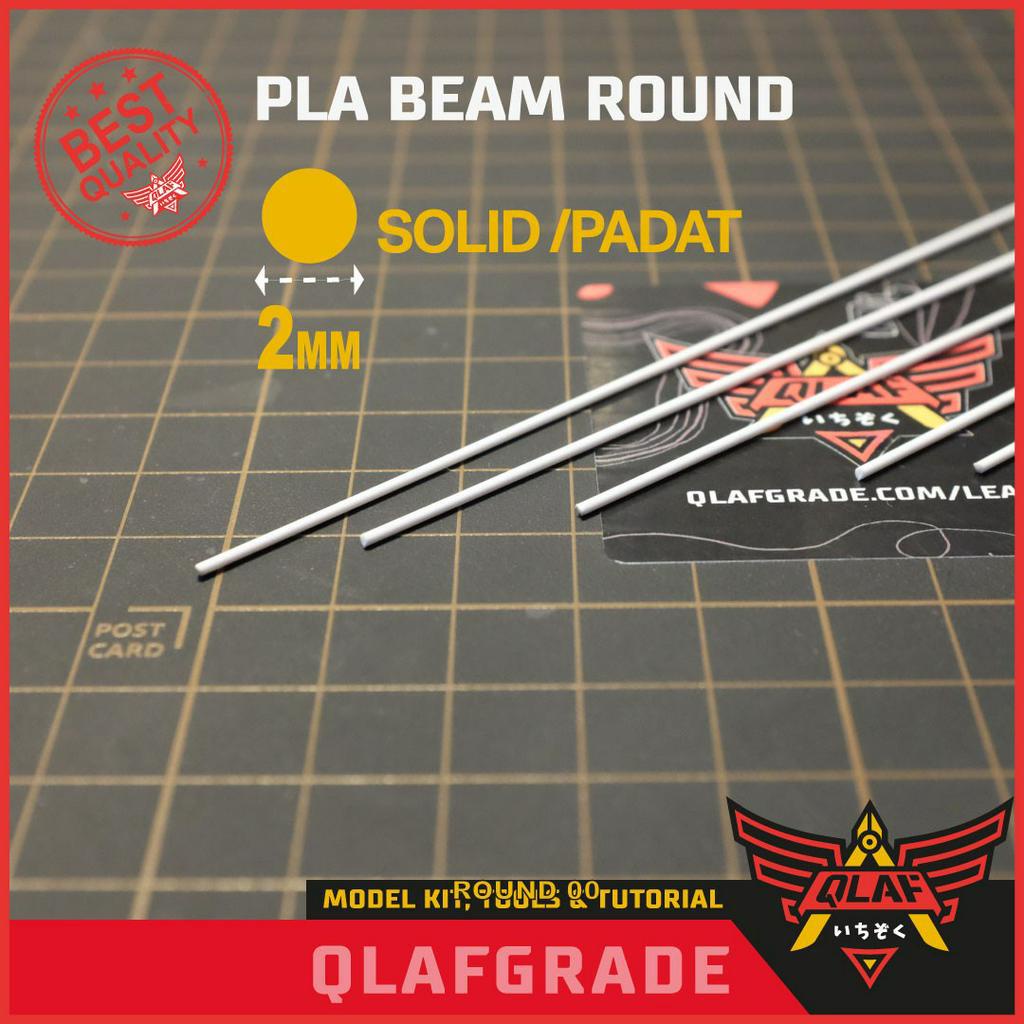 Jual PLA BEAM ROUND 2mm 2 mm - plastic pla plate bulat custom model kit ...