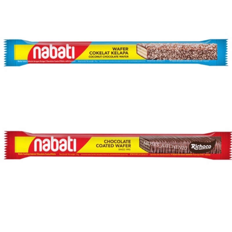 Jual WAFER NABATI CHOCOLATE COATED WAFER 18GR/NABATI CHOCOLATE COATED ...