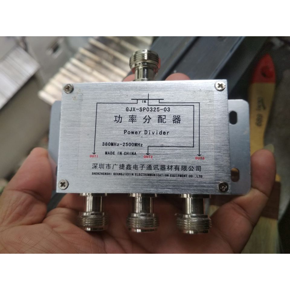 Jual Booster repeater Amplifier 3-Way Type N Power Dividers 2G 3G 4G ...