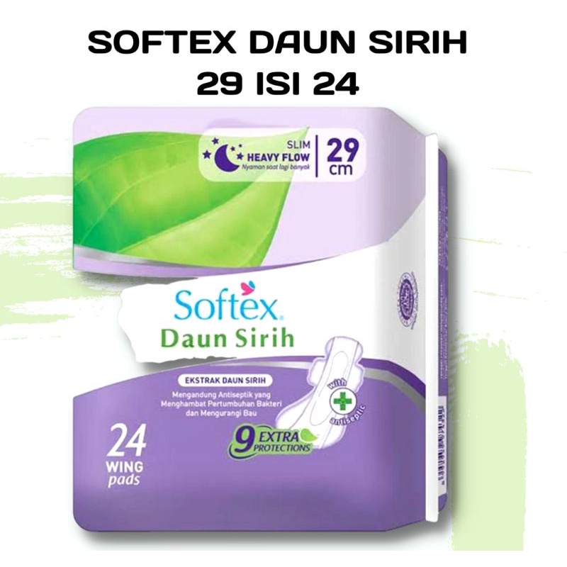 Jual SOFTEX DAUN SIRIH 24's 29cm | Shopee Indonesia