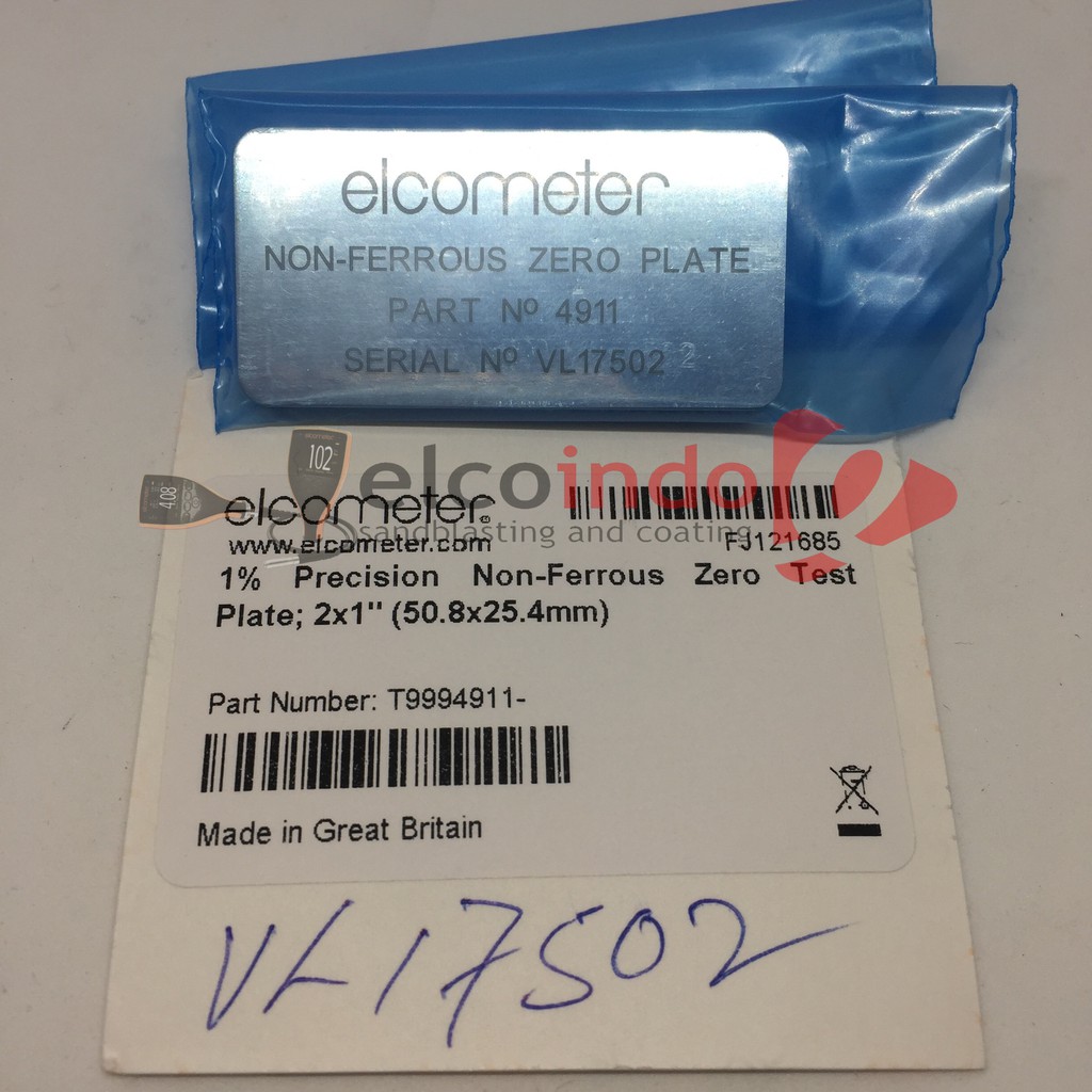 Jual Elcometer Zero Test Plate ferrous dan non ferrous | Shopee Indonesia