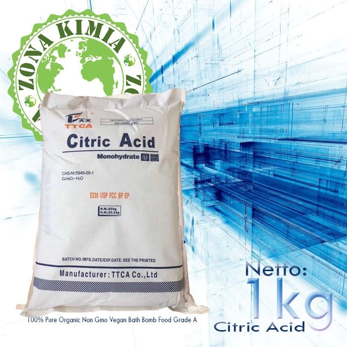 Jual Citric Acid Food Grade Monohydrate Asam Sitrat Asam Sitrun Citrun ...