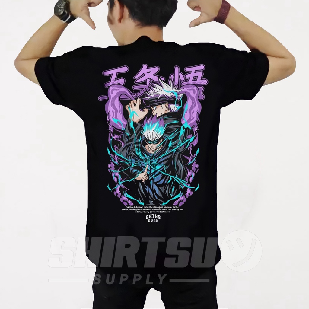 Jual Baju Kaos T Shirt Distro Oblong Pria Wibu Gambar Belakang Sablon ...
