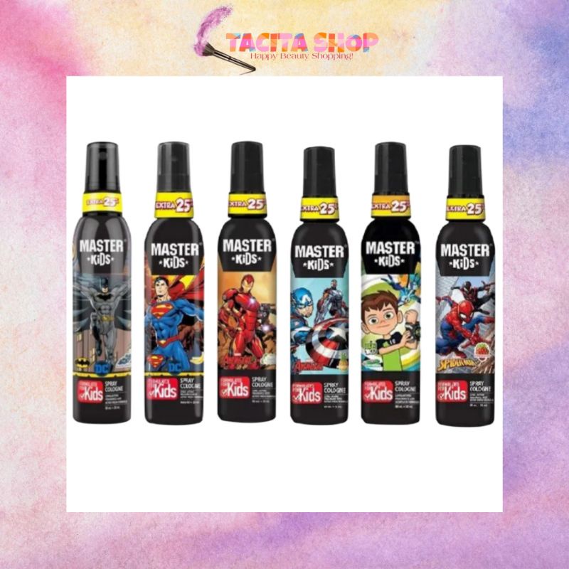Jual Master Kids Spray Cologne BATMAN 100ml / Master Kids Batman ...