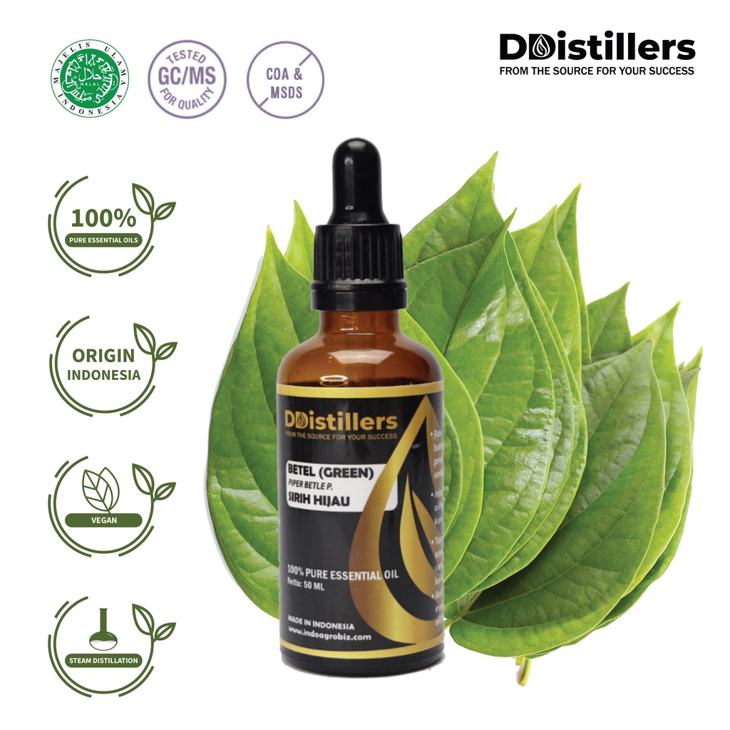 Jual Betel Green / Sirih Hijau Essential Oil Pure 100%, 50-100ML GS | Shopee Indonesia