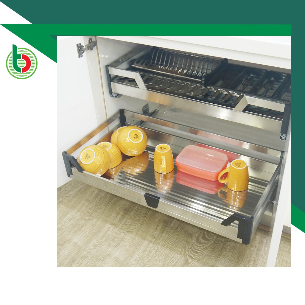 Jual Rak piring lengkap lemari cabinet rak laci VITCO SS20890 | Shopee ...