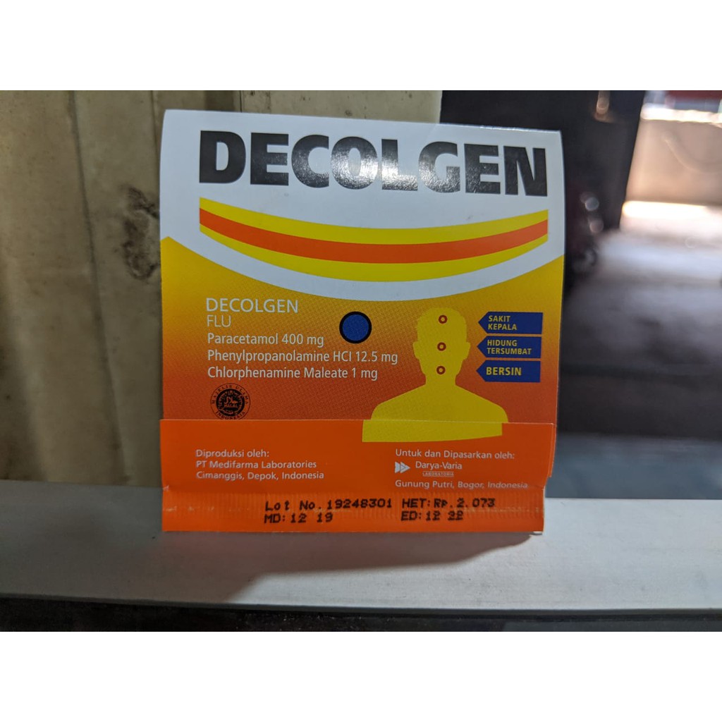 Jual Decolgen Tablet (per strip) | Shopee Indonesia