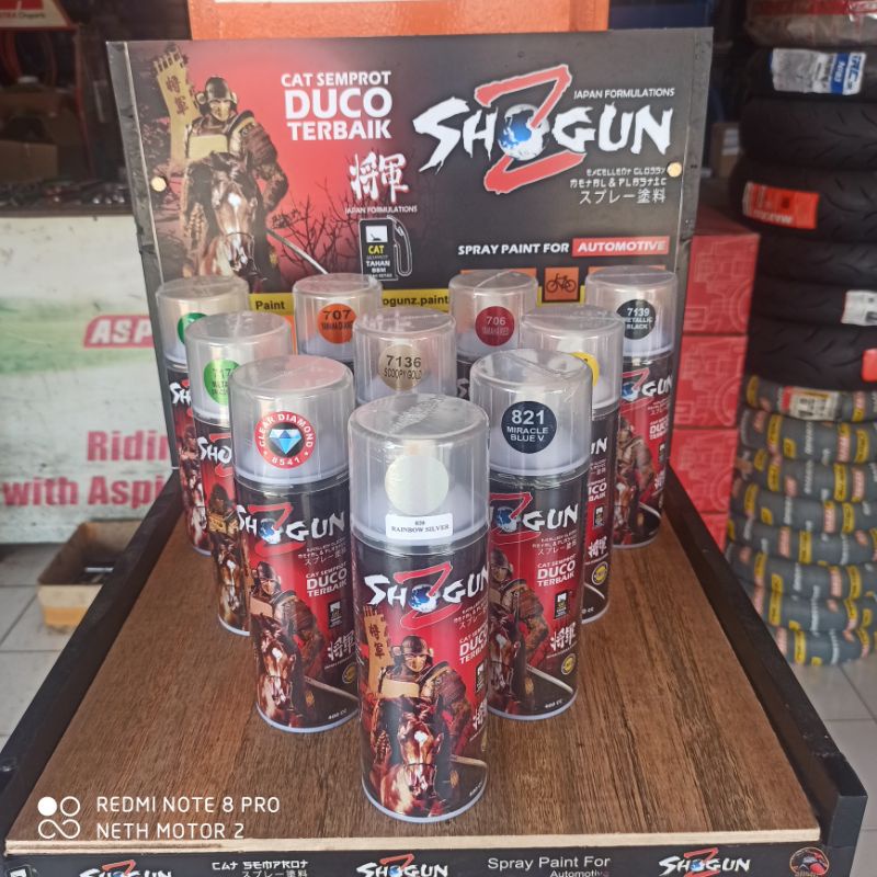 Jual Shogun Z Cat duco Pilox Pilok 400ml Green/Hijau Neon Yamaha Ninja ...