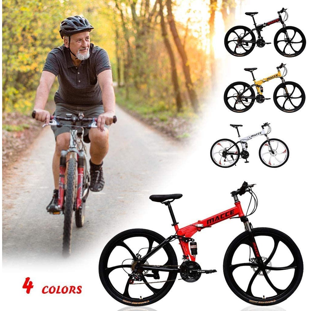 Jual Sepeda Gunung Lipat Macce - 27 Speed 26 Inch Sepeda Gunung 6 Knife ...