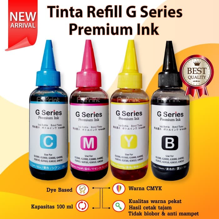 Jual Tinta Premium Ink G series Printer Canon G1010 G2010 G3010 G2010 ...