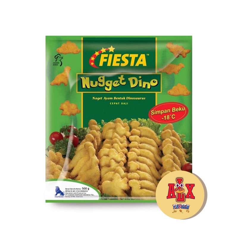 Jual FIESTA CHICKEN NUGGET DINO [500g] | Shopee Indonesia