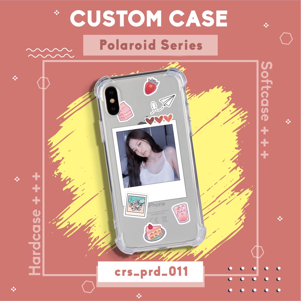 Jual CUSTOM CASE ANTICRACK BLACKMATTE DESAIN POLAROID ALL TIPE HP ...