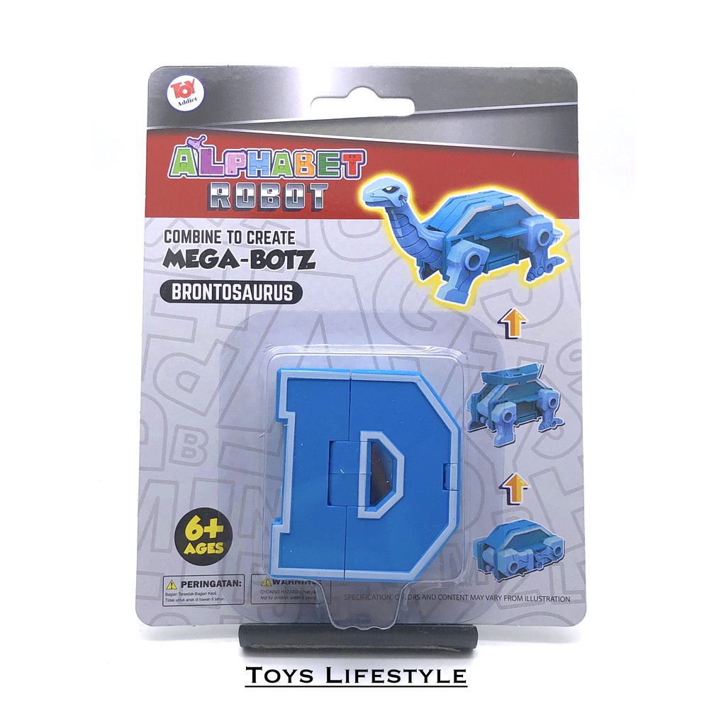 Jual CLEARANCE SALE!! Mainan Edukasi Toy Addict Alphabet Huruf Robot ...