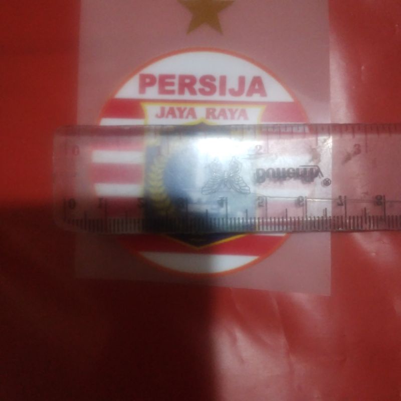 Jual stiker sablon, sablon setrika logo persija jakarta isi 3 pcd ...