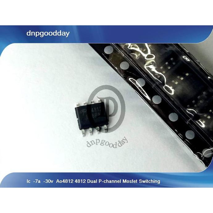 Jual Ic -7A -30V Ao4812 4812 Dual P-Channel Mosfet Switching Dnpgood11 ...