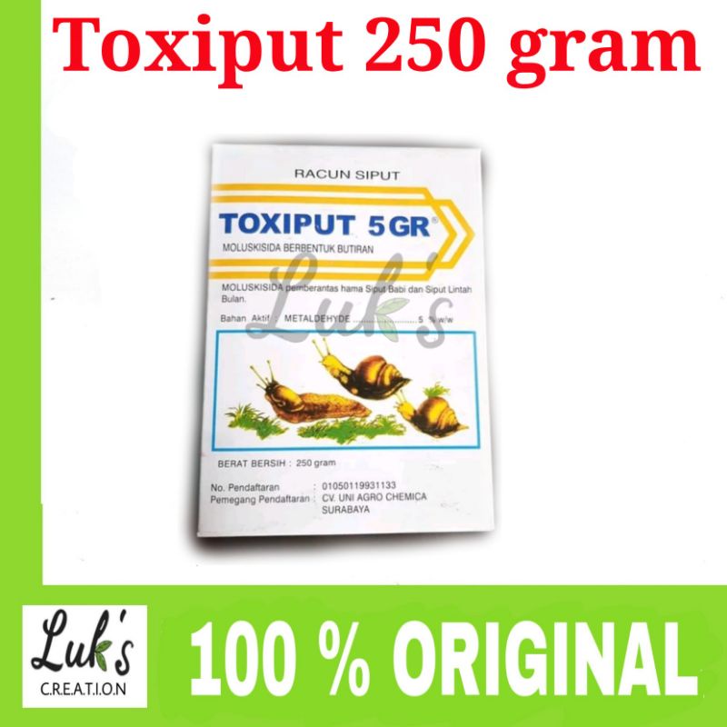 Jual TOXIPUT 5GR 250 GRAM moluskisida pembasmi hama bekicot siput ...