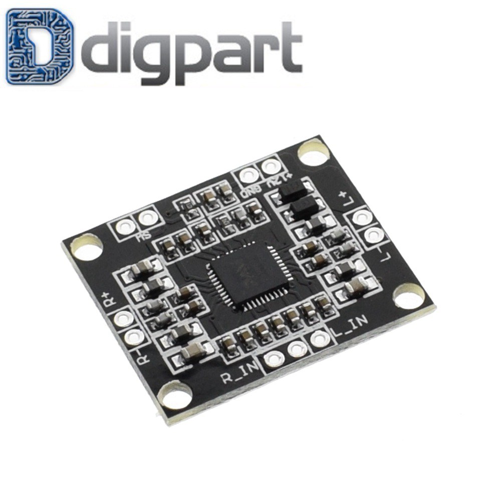 Jual PAM 8610 PAM8610 Stereo Digital Power Amplifier Class D 2x15W 6V ...