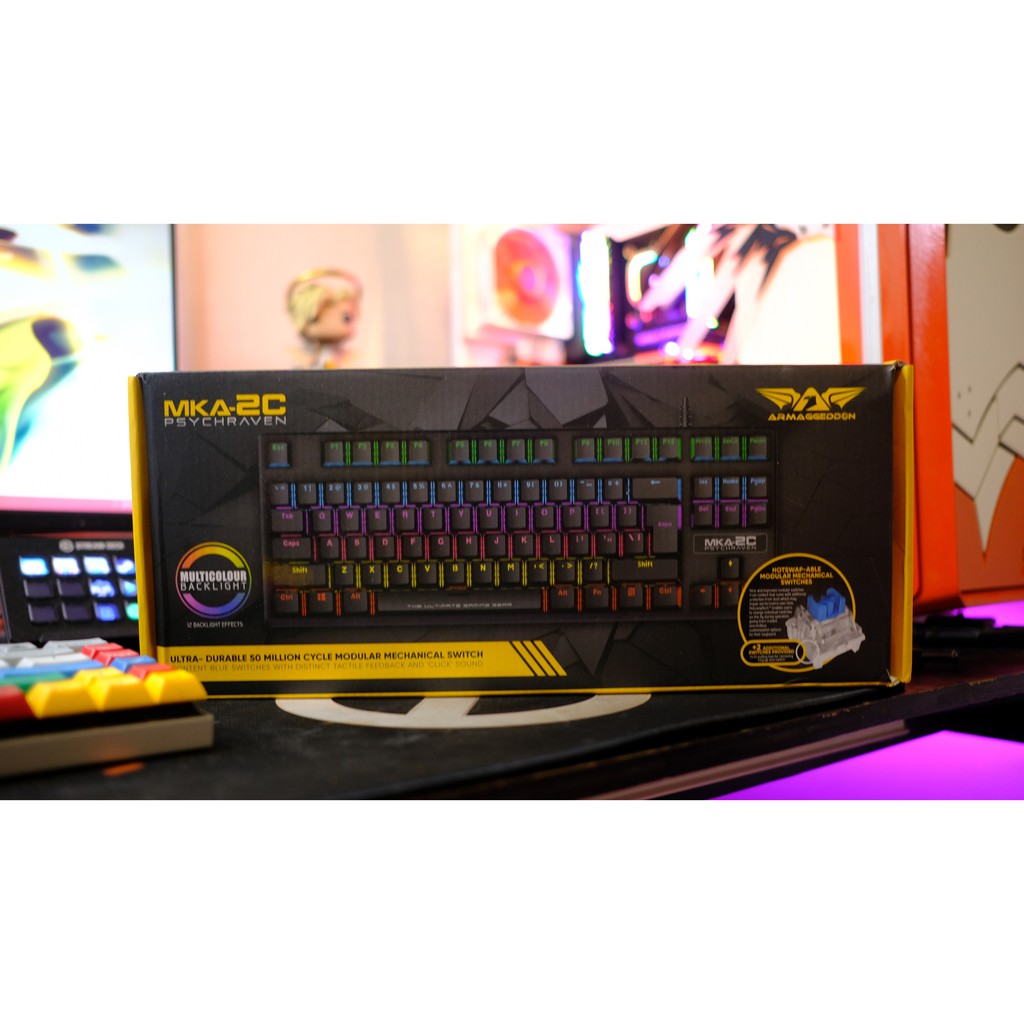 Jual Armaggeddon Mechanical Gaming Keyboard Mka 2c | Shopee Indonesia
