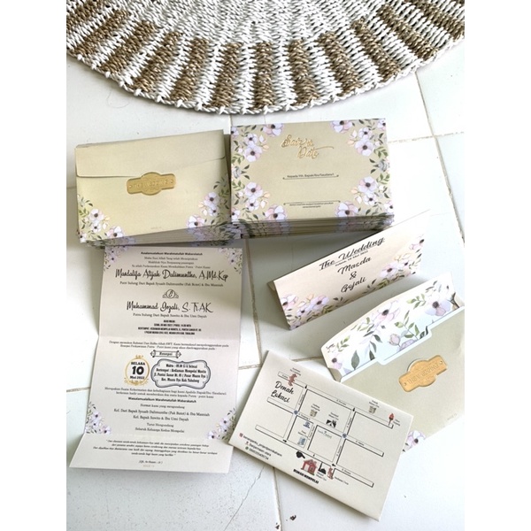 Jual undangan amplop premium cantik murah / undangan pernikahan murah ...