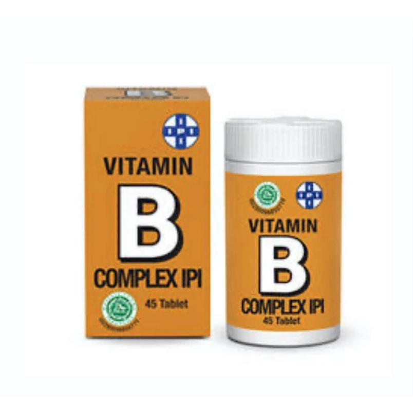 Jual VITAMIN B COMPLEX IPI ISI 45 TABLET UNTUK KEBUTUHAN VITAMIN B1 B6 ...