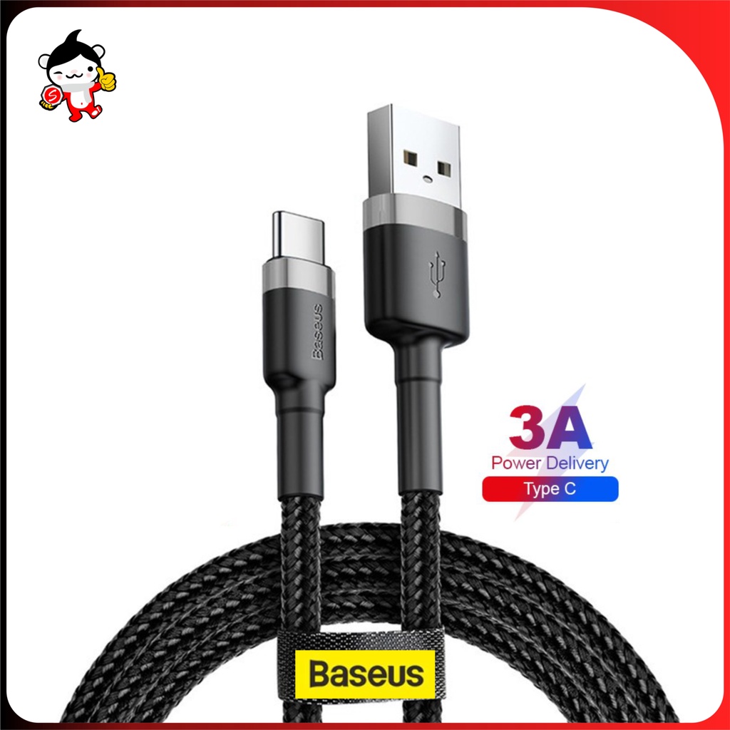 Jual Kabel Usb BASEUS Cafule Type C 1M 2M Kabel Data Fast Charger ...