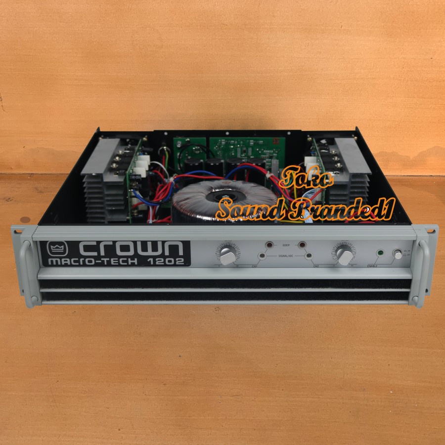 Jual Power Amplifier 1202 Crown 1202 Macrotech 1202 | Shopee Indonesia