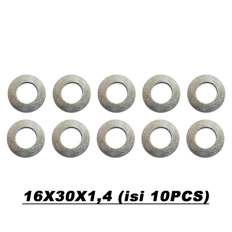 Jual EELIC RIG-M16X30X1.4 ISI 10 PCS Ring gasket cincin datar Plat ring ...