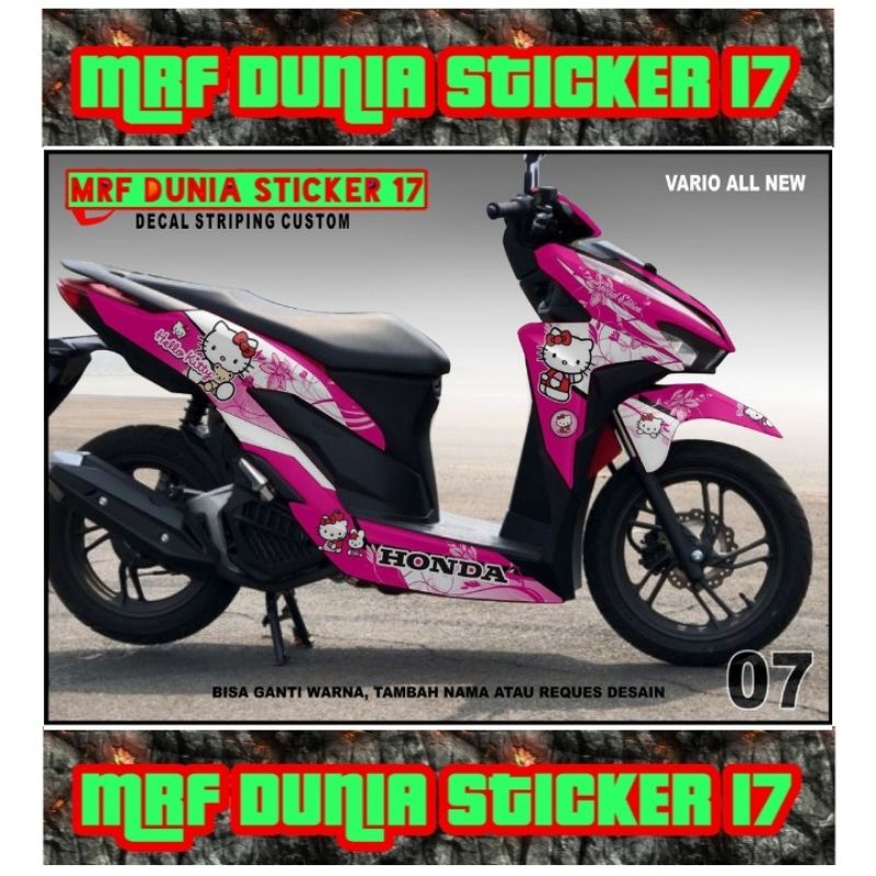 Jual Sticker Striping Motor Vario New Full dekal motor Vario New Full ...