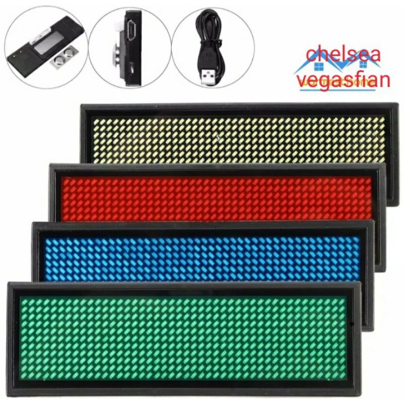 Jual running text name / tulisan berjalan | Shopee Indonesia