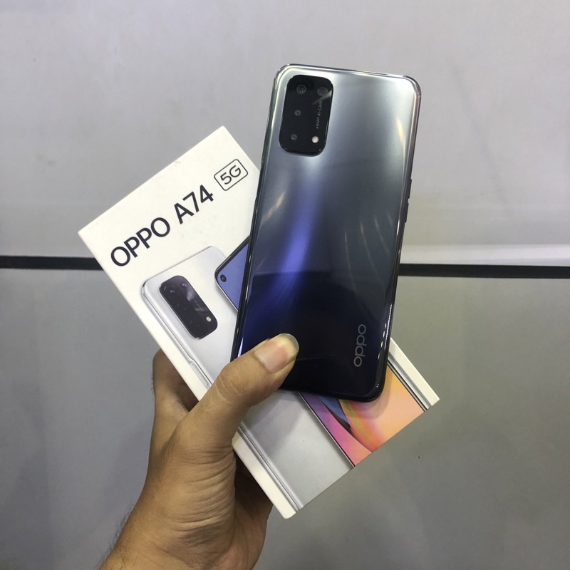 Jual oppo a74 5G ram 6gb second bekas pakai fullset original | Shopee Indonesia