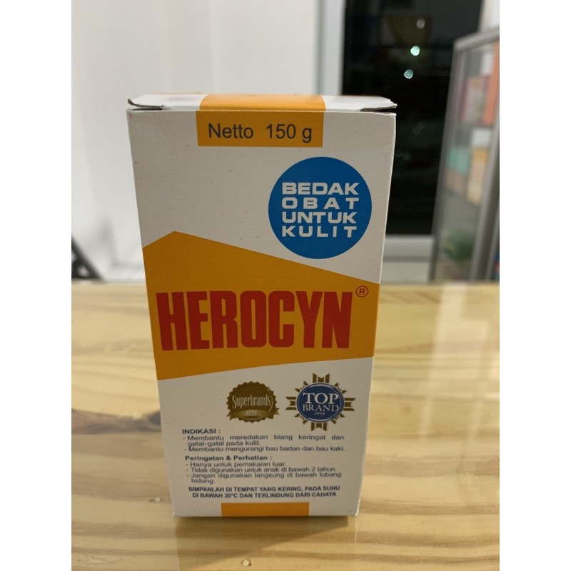 Jual HEROCYN MEDICATED SKIN POWDER 150gr | Shopee Indonesia