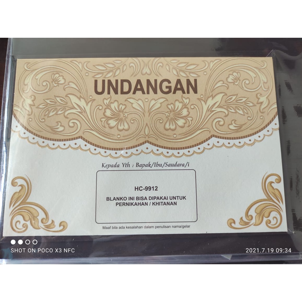 Jual BLANGKO UNDANGAN ERBA HC-9912 | Shopee Indonesia