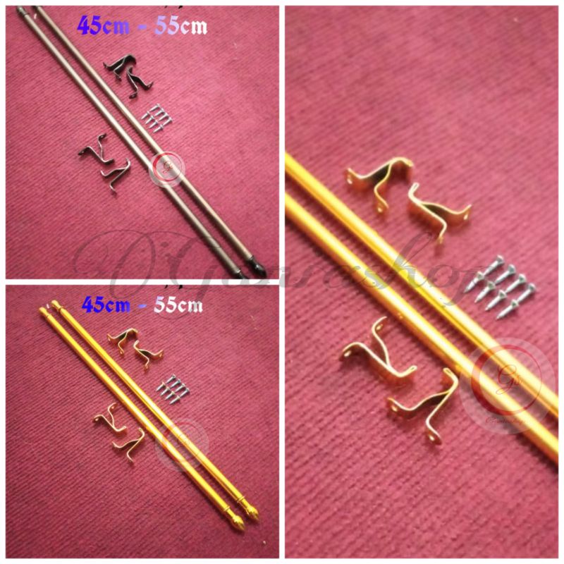 Jual STIK/BESI/STIK GORDEN KUPU KUPU FULL SET 2 PCS STIK 4 PCS DUDUKAN ...