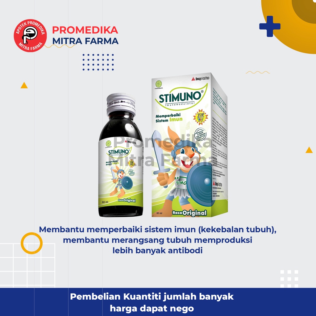 Jual Stimuno Syrup / Botol / Multivitamin Daya Tahan Tubuh Anak ...