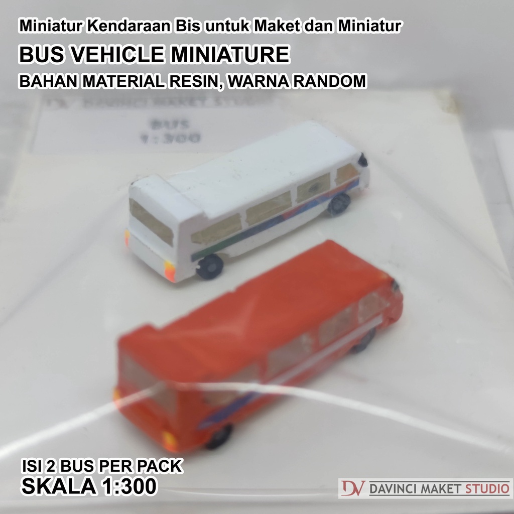 Jual (Pack) Miniatur Kendaraan Bis Pariwisata Maket Diorama - Bus ...
