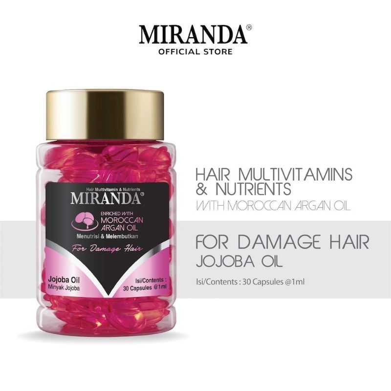 Jual MIRANDA HAIR VITAMIN ORIGINAL 100% HANYA WARNA HIJAU | Shopee ...