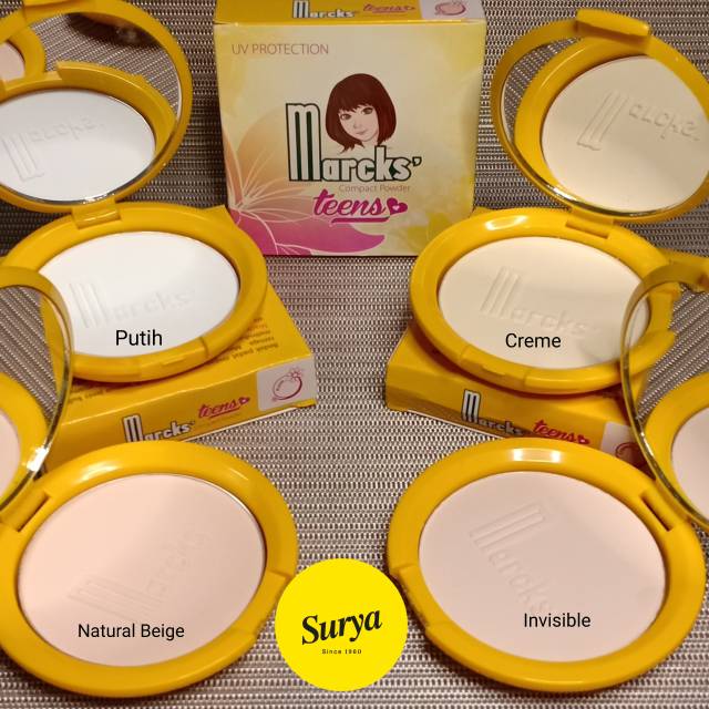 Jual Marcks Teens Compact Powder UV Protection | Shopee Indonesia