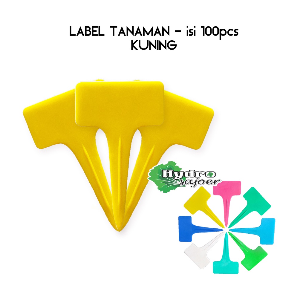 Jual Tag Name Label Tanaman Kuning - isi 100pcs | Shopee Indonesia