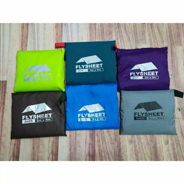 Jual Flysheet Tenda Waterproof 3x4 / 3x3 / 3x2 meter | Shopee Indonesia