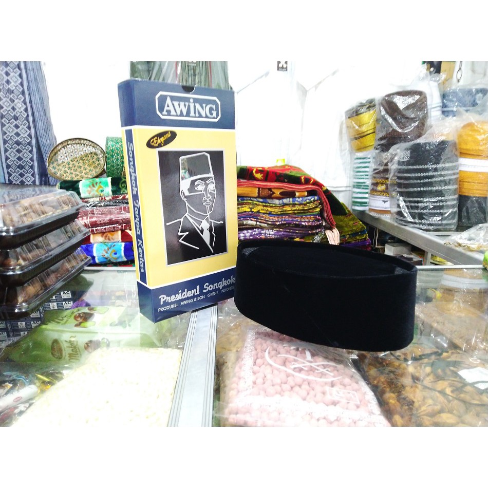 Jual Peci Kopiah Awing Songkok Awing Type Elegant AC Premium Awing ...