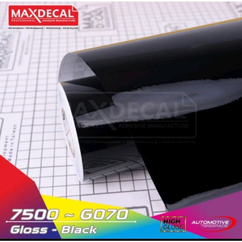 Jual scotlite motor hitam glossy skotlet hitam mengkilat maxdecal ...