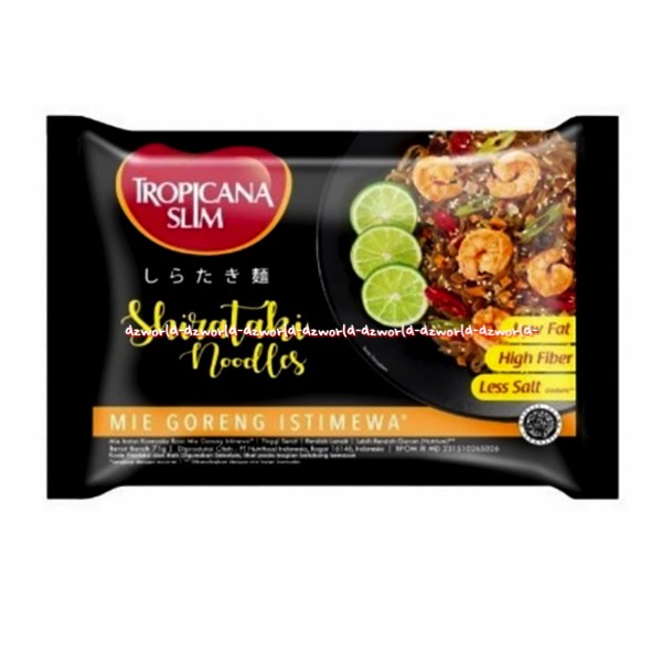 Jual Tropicana Slim Shirataki Noodles 71gr Mie Goreng Istimewa Low fat ...