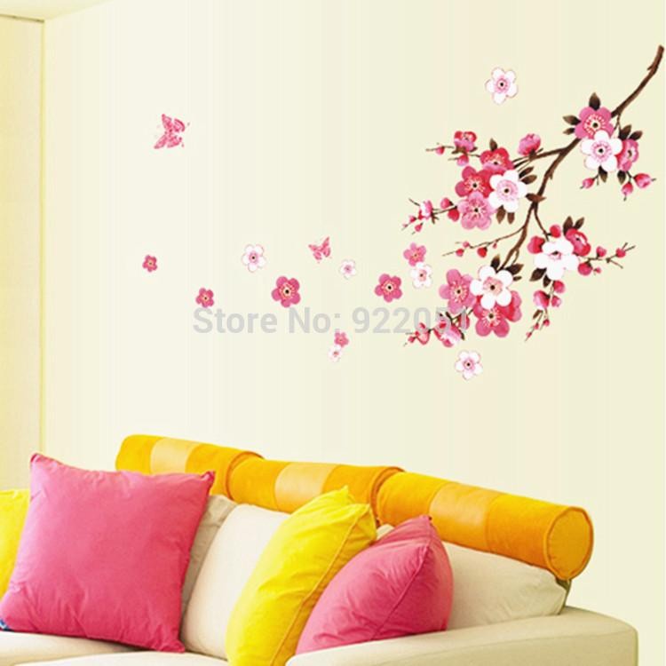 Jual METH AY6008 LITTLE SAKURA WALLSTICKER 45X60 WALLSTIKER STIKER ...