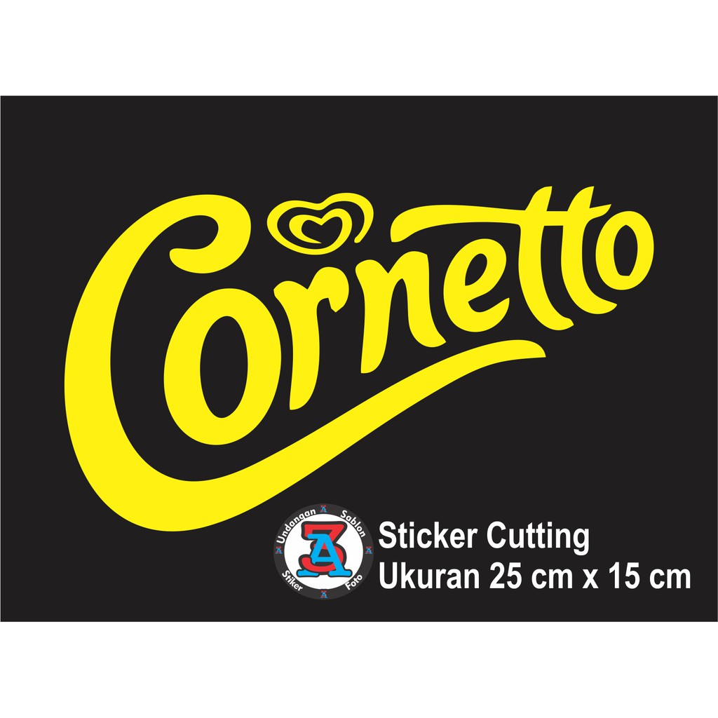 Jual Sticker motor Cutting Sticker Cornetto Holo / Reflektif 2 Sticker ...