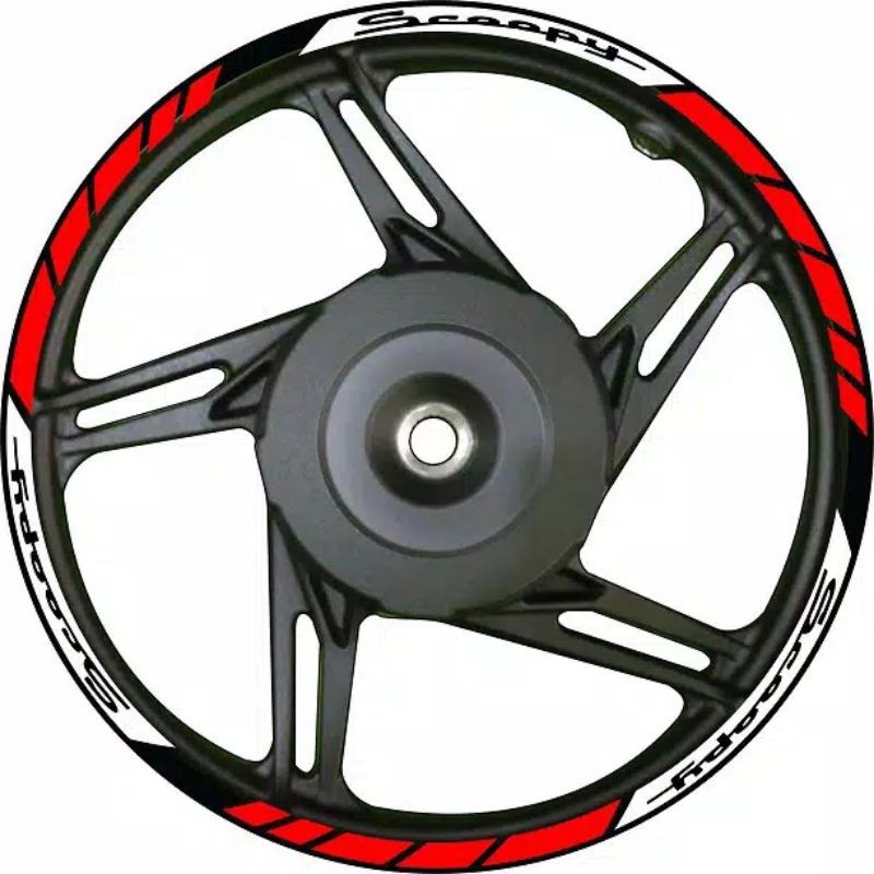Jual STIKER LIST VELG HONDA SCOOPY NEW CUTTING STICKER | Shopee Indonesia