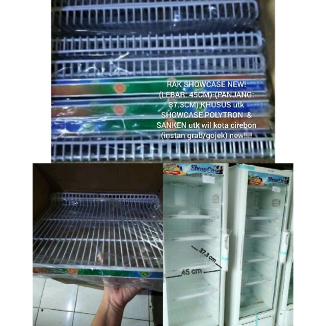 Jual rak showcase buat tambahan kondisi new! khusus utk merk polytron ...